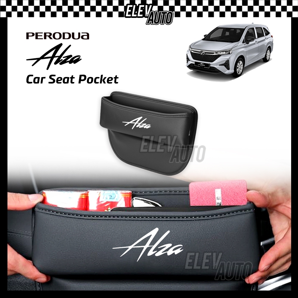 Perodua Alza New Logo Car Seat Pocket Car Seat Pocket Organizer Storage ...