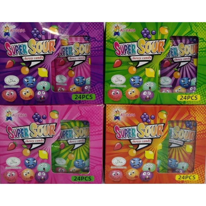 Alibaba super Sour mix flavour 24pcs | Shopee Malaysia