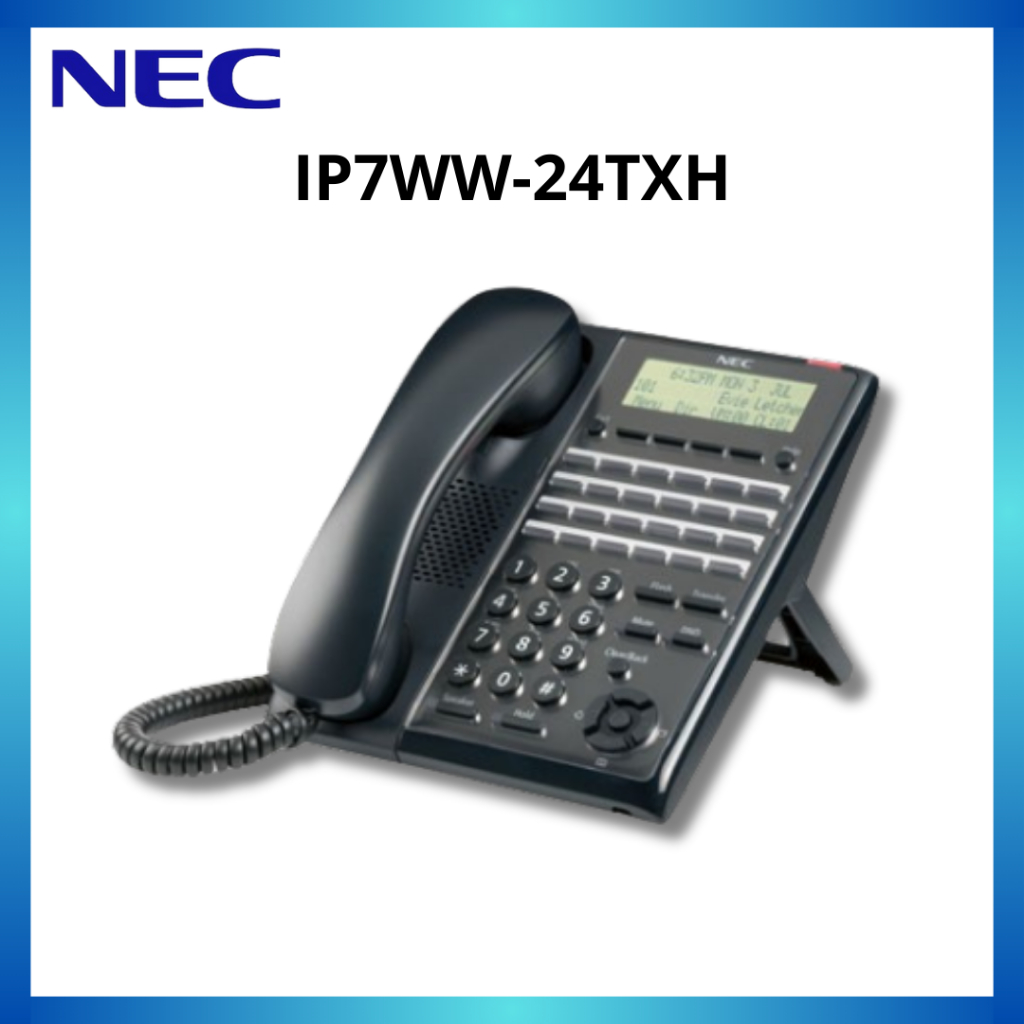 ️ NEC IP7WW 24TXH Keyphone Telephone For SL-2100 Keyphone System PABX ...