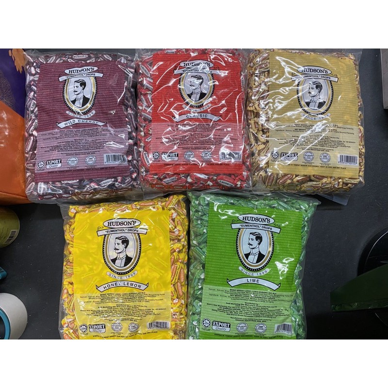 Hudson’s Eumenthol Drops 1.2kg (400’s Per Bag) | Shopee Malaysia
