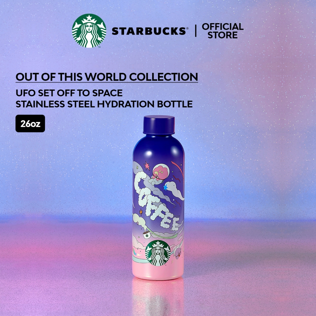 STARBUCKS UFO Set Off to Space Stainless Steel Hydration Bottle (26oz ...