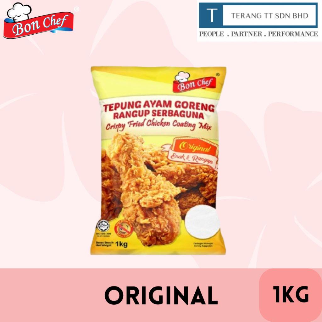 Bon Chef Crispy Fried Chicken Coating Mix Original 1KG | Shopee Malaysia