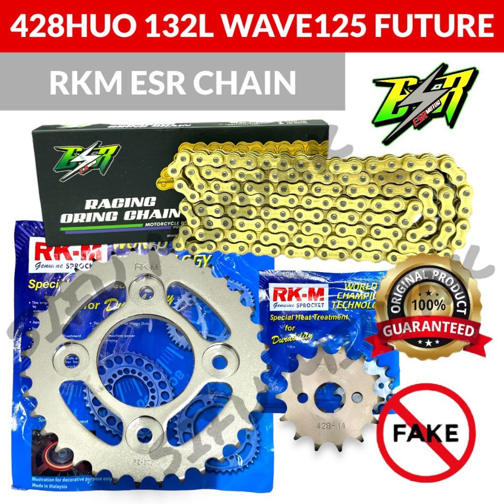 NEW!! ESR 428 WAVE125 FUTURE WAVE110 DASH FI DASH110 SPROCKET SET RKM ...