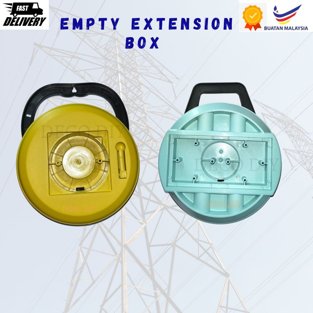 EMPTY EXTENSION BOX ROUND / SINGLE AND DOUBLE | Shopee Malaysia