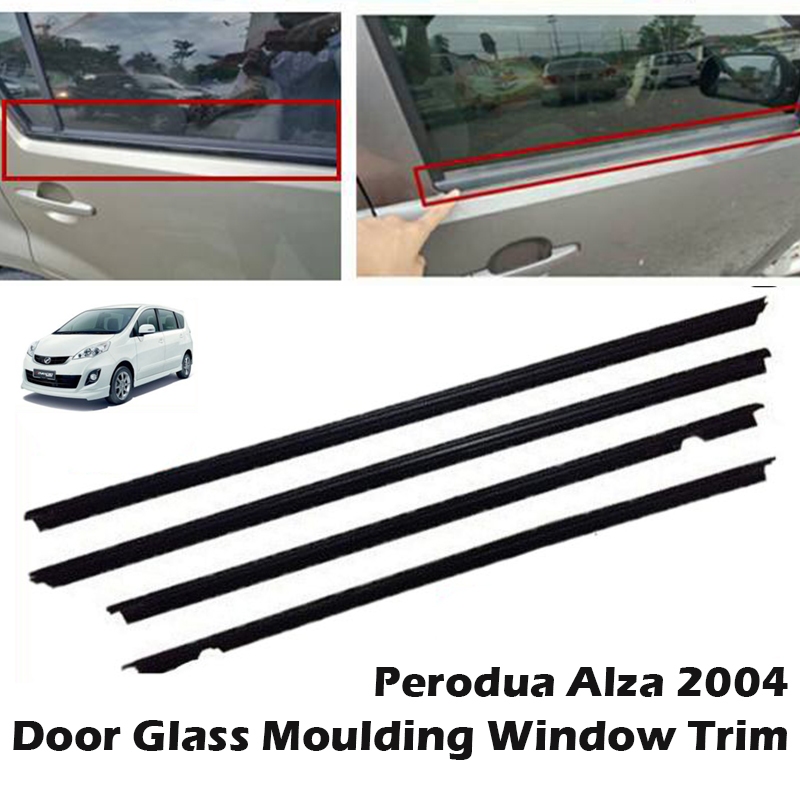 Perodua Alza 2004 Door Glass Moulding Window Trim | Shopee Malaysia