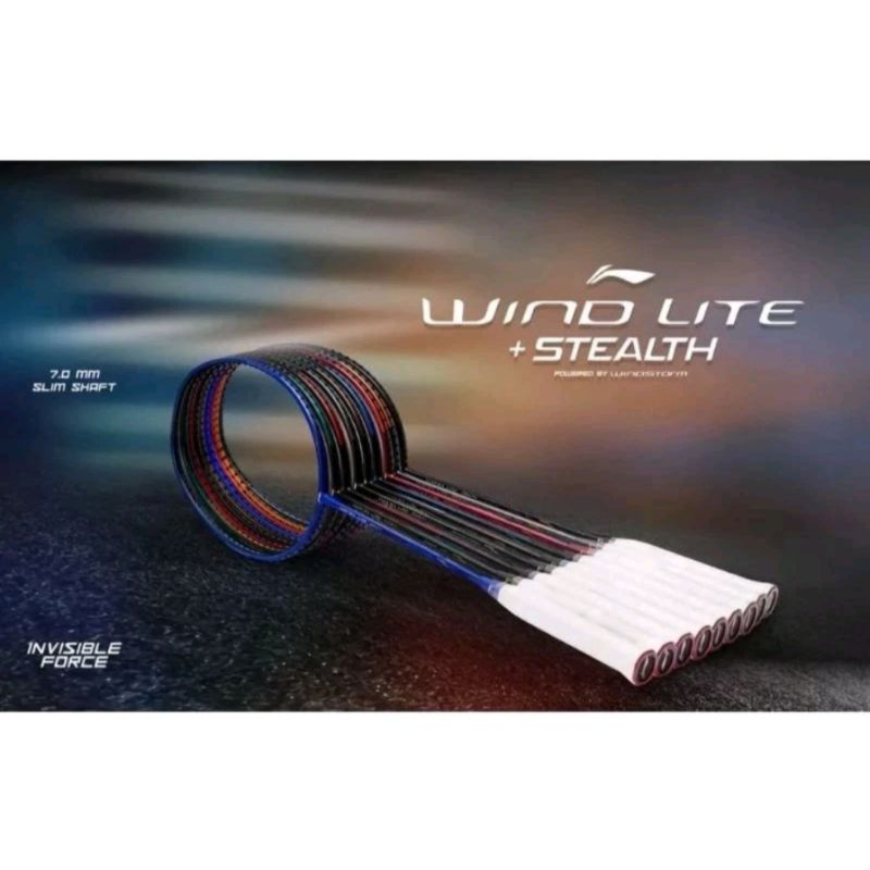 LI-NING WIND LITE stealth ORIGINAL RAKET BADMINTON ( free string and ...