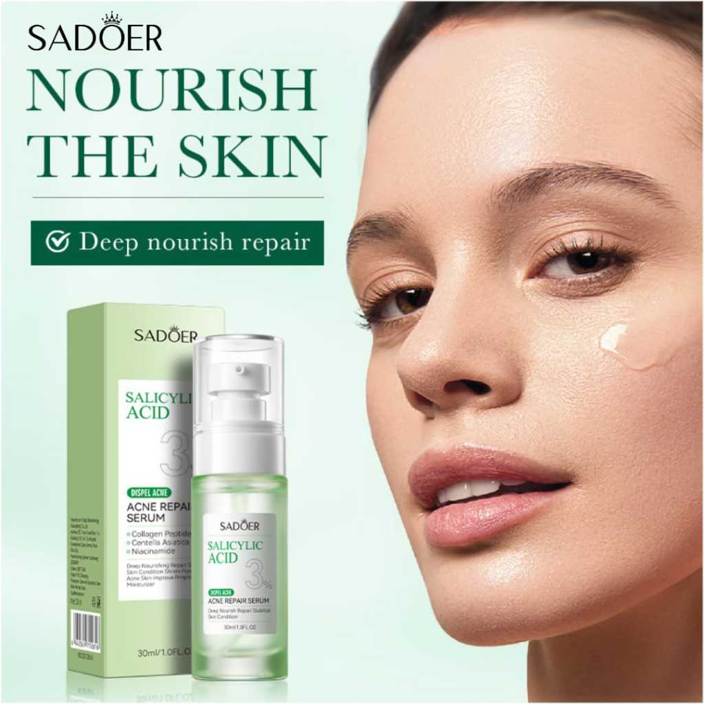 SADOER 3% Salicylic Acid Acne Repair Serum 30ml | Shopee Malaysia