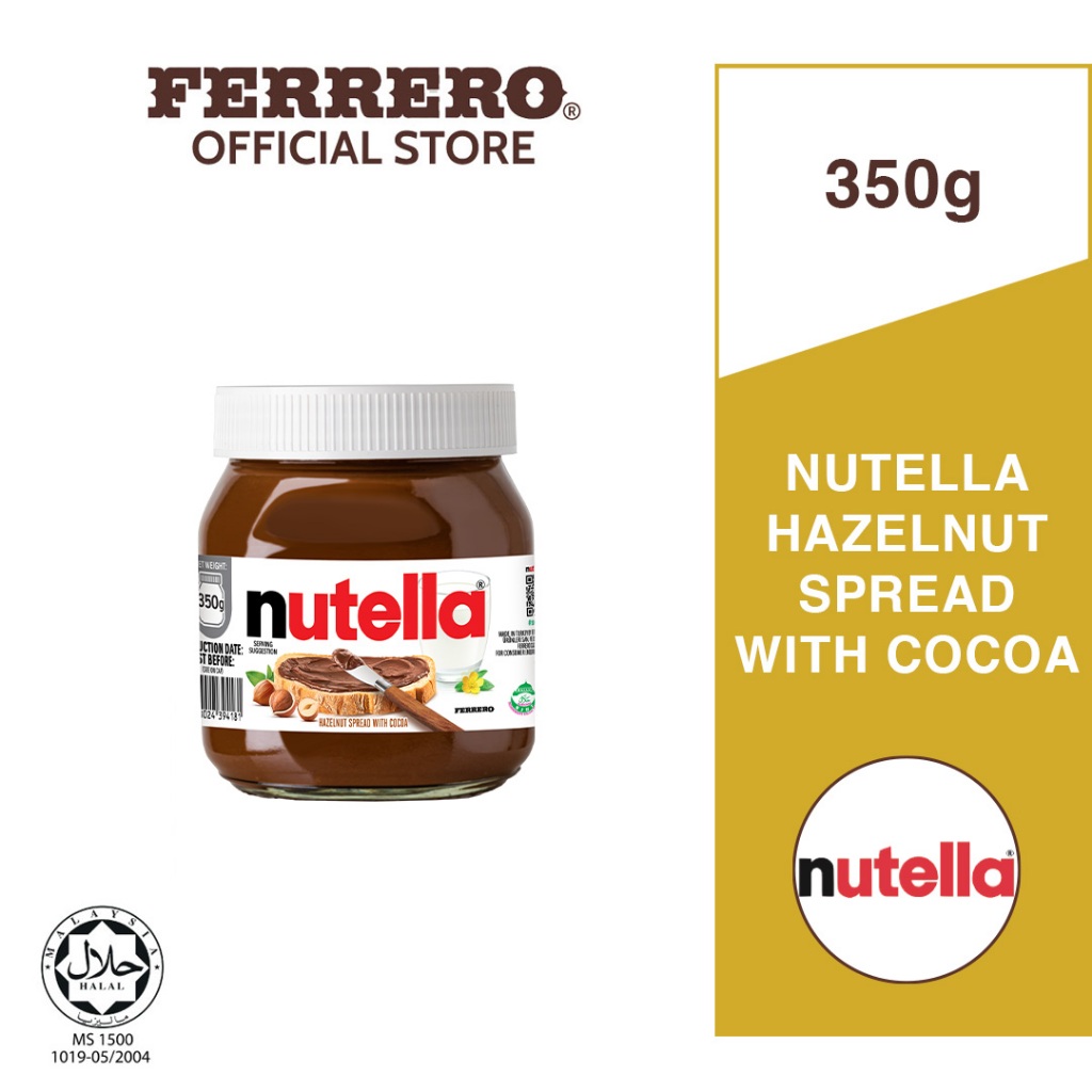 Nutella Hazelnut Spread with Cocoa 350g | Shopee Malaysia