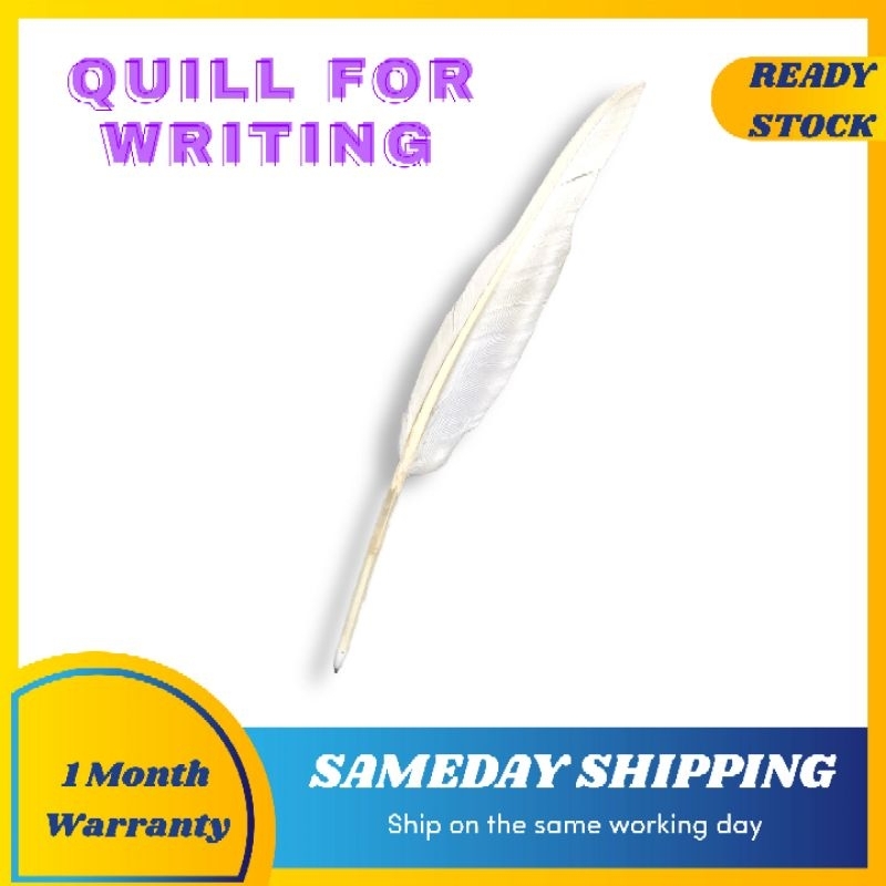 Quill Pen Untuk Menulis & Hiasan/Vintage Faether Quill Pen For Writing ...