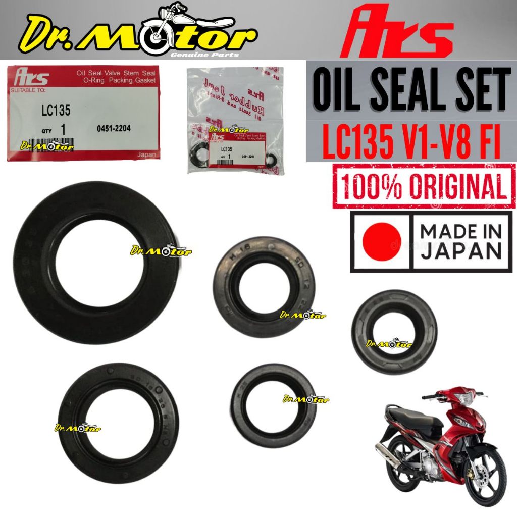 LC135 LC 135 4S 5S V1-V8 FI OIL SEAL SET ENGINE ENJIN GASKET BUSH GETAH ORING O RING OVERHAUL ...