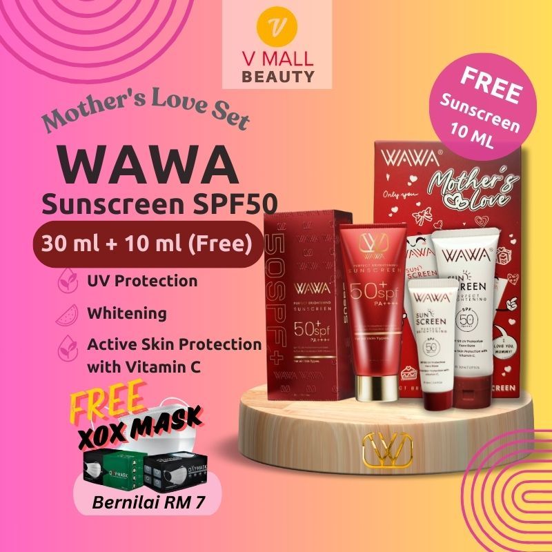 WAWA Sunscreen Original HQ Cosmetic Wawa Zainal Sun Block SPF50 ...