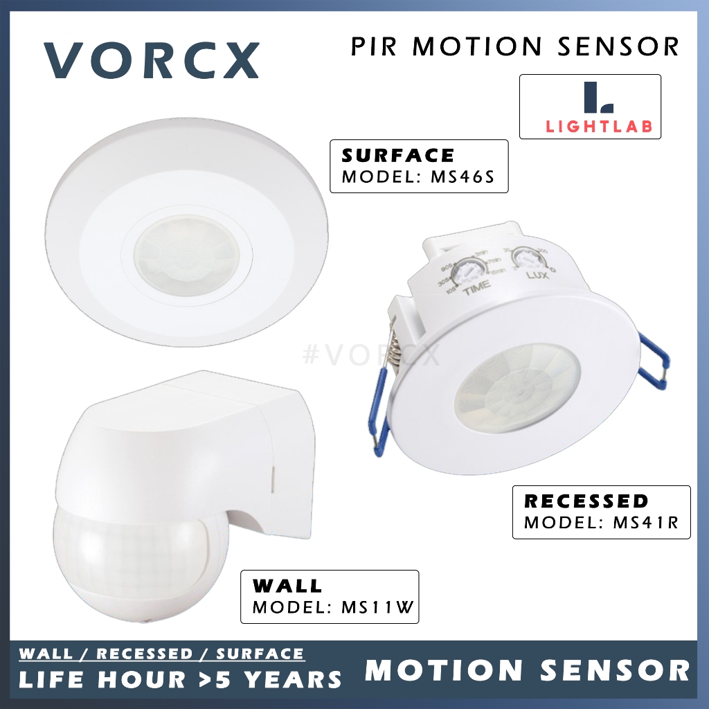 [SMART HOME] LIGHTLAB IR MOTION SENSOR ( SURFACE / RECESSED / WALL ...