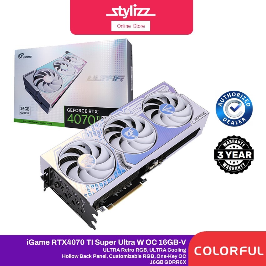COLORFUL IGAME GEFORCE RTX4070 SUPER OC 12GB GDDR6X - LOONG EDITION ...