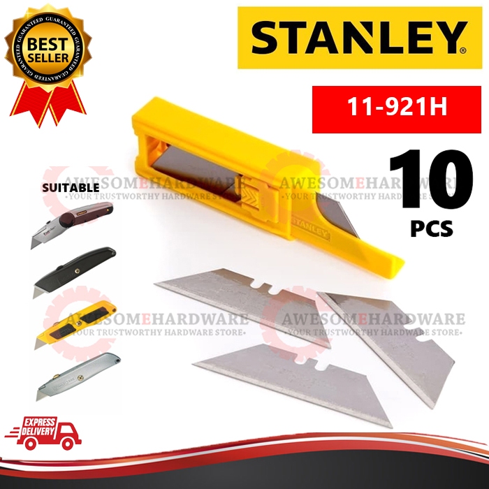 (10PCS) STANLEY 11-921H HEAVY DUTY CLASSIC 1992 UTILITY HAND KNIFE ...