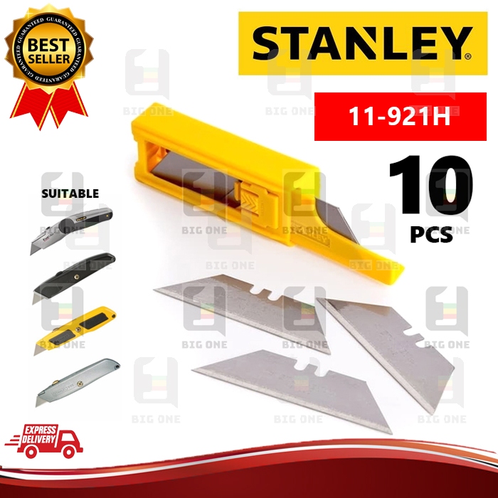 (10PCS) STANLEY 11-921H HEAVY DUTY CLASSIC 1992 UTILITY HAND KNIFE ...