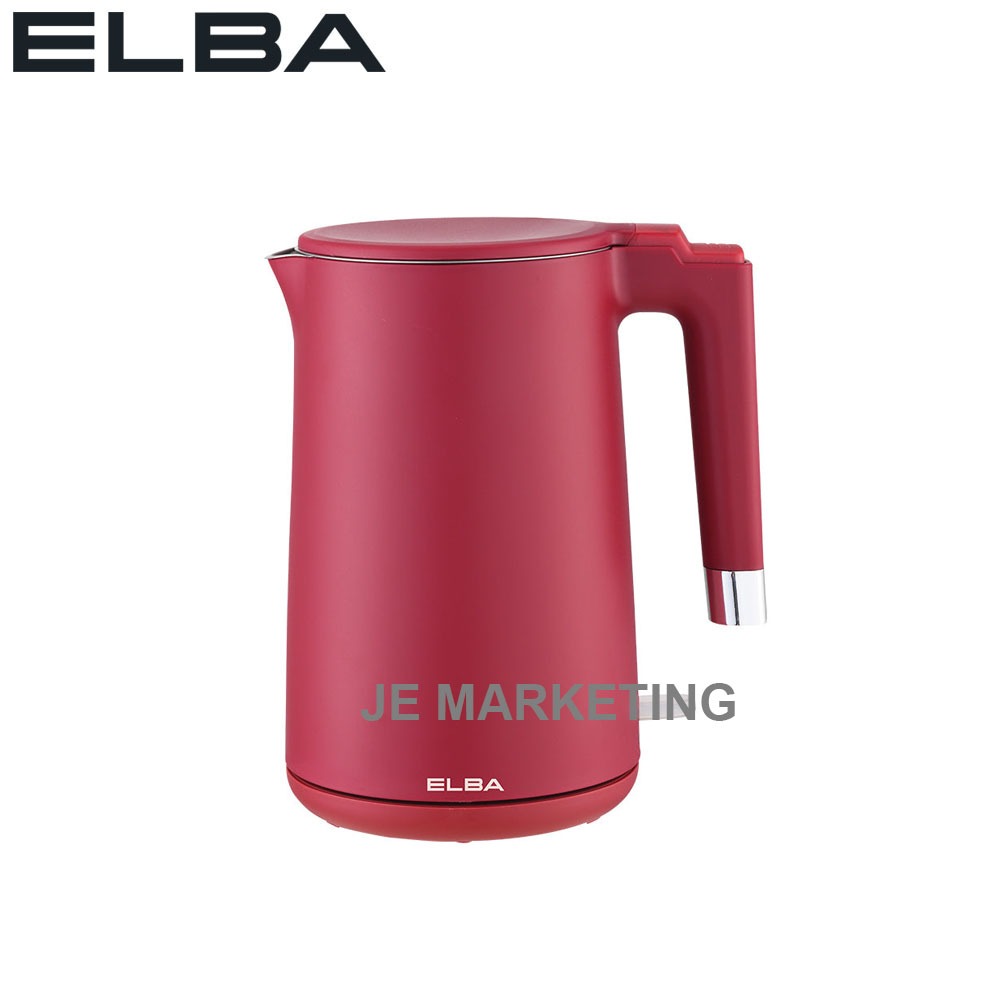 ELBA COLD TOUCH STAINLESS STEEL JUG KETTLE (1.7L) EJK-Q1783SS(RD ...