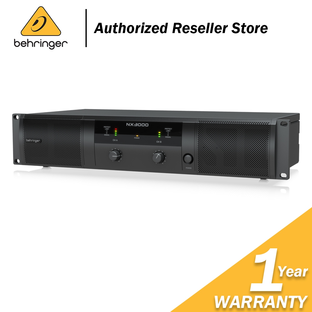 Behringer NX3000 2-channel Power Amplifier (NX-3000 / NX 3000) | Shopee ...