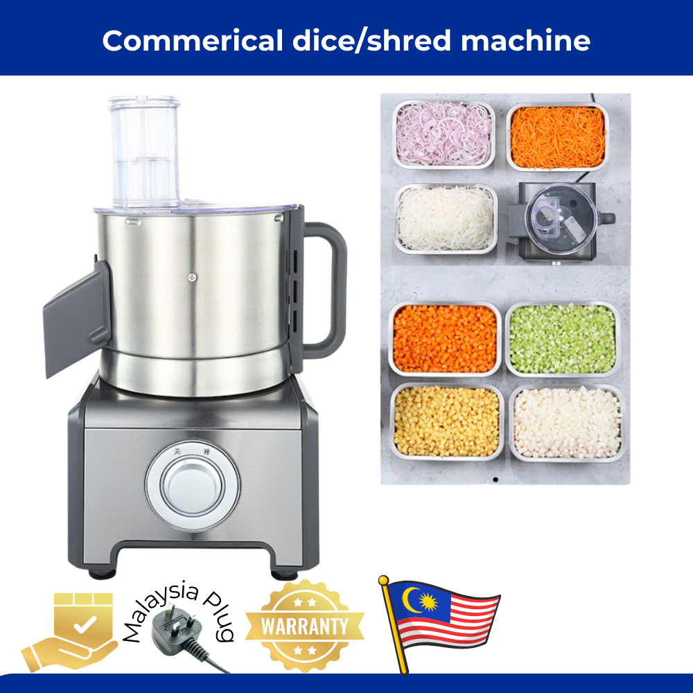 Commercial Kitchen Heavy-Duty Stainless Steel Vegetable Dicer & Shred ...