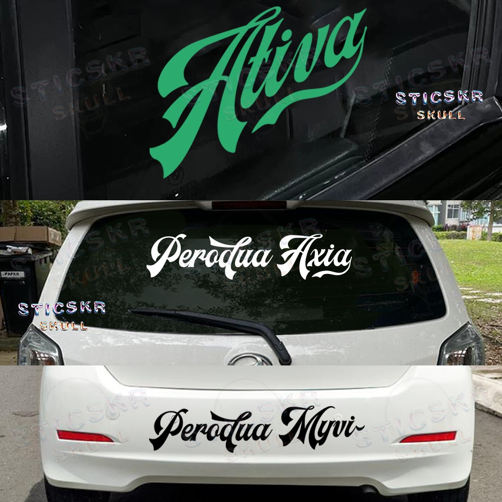 Perodua Myvi Car Window Door Side Vinyl Sticker | Shopee Malaysia
