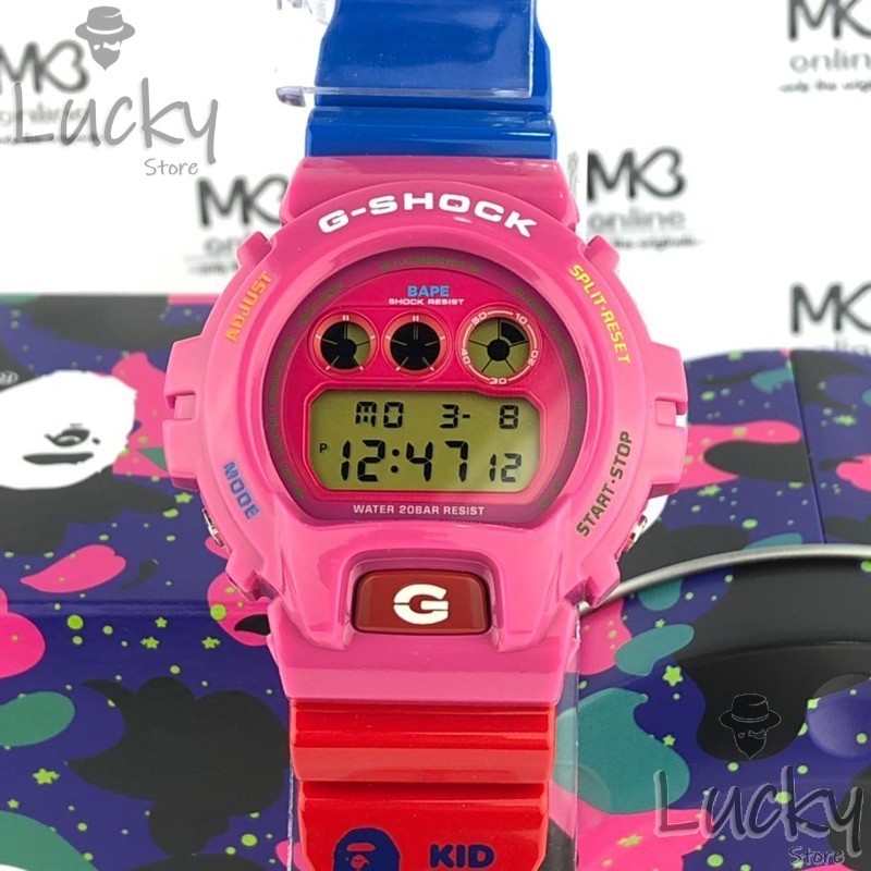 100% Ori Japan Made Dw6900 A BATHING APE BAPE G-Shock KID CUDI Watch ...