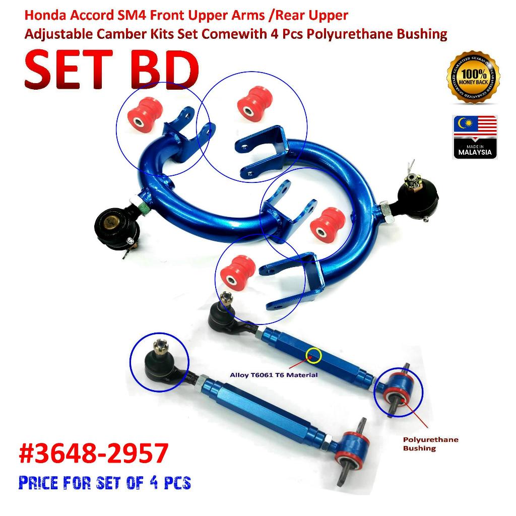 Honda Accord SM4 Front Upper Arms /Rear Upper Adjustable Camber Kits ...