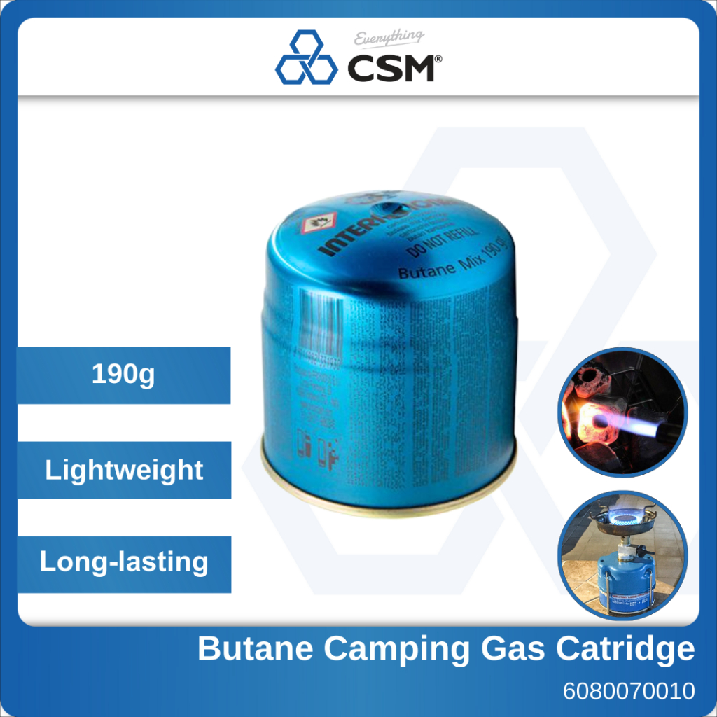 INTERNATIONAL 190 GRM Butane Burner Gas Refill / Butane Camping Gas ...