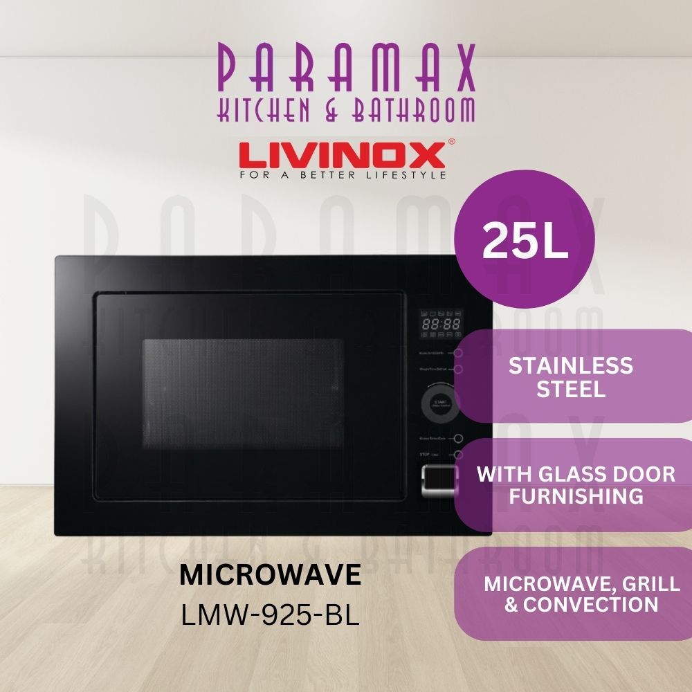 LIVINOX Built-in Microwave LMW-925-BL (25L) | Shopee Malaysia