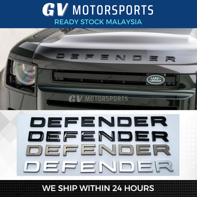 READY STOCK Land Rover NEW Defender 2020-2024 Front Logo Rear Logo ...