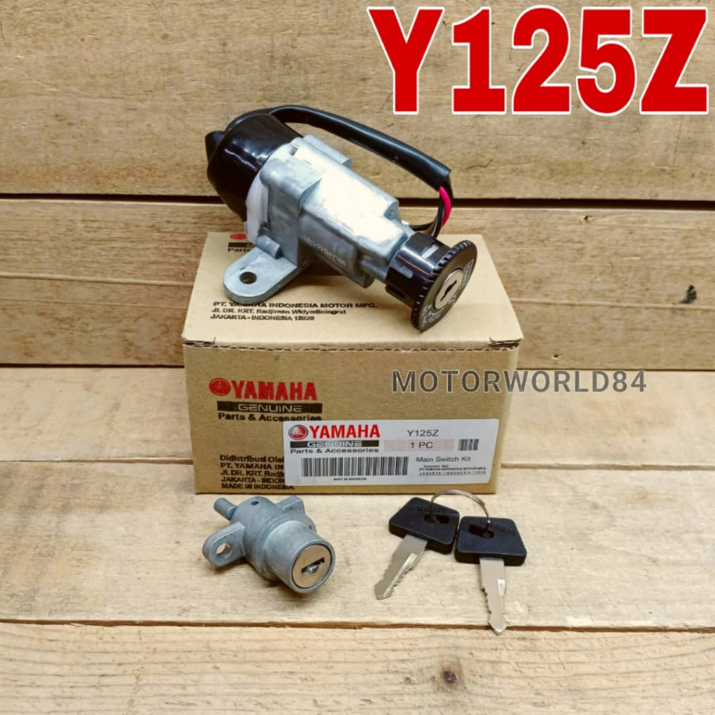 MAIN SWITCH KIT YAMAHA Y125Z KEY LOCK KUNCI SUIS START GENUINE PARTS ...