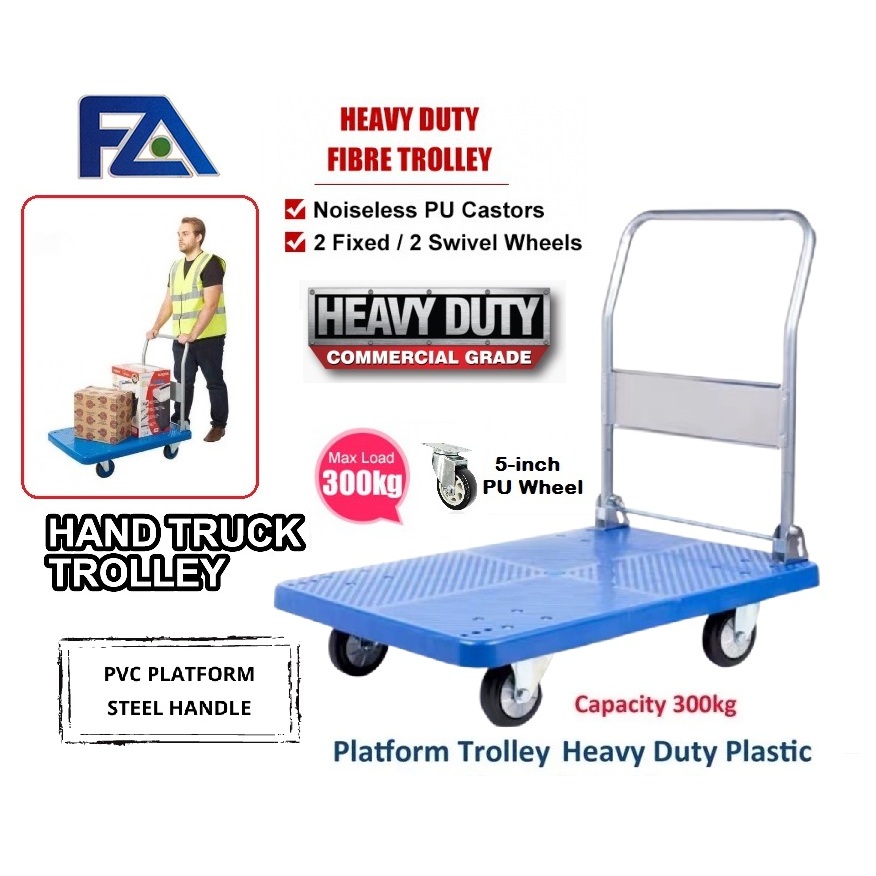 FA Advance PLA 300kg Capacity Foldable Platform Hand Truck Trolley | Shopee Malaysia