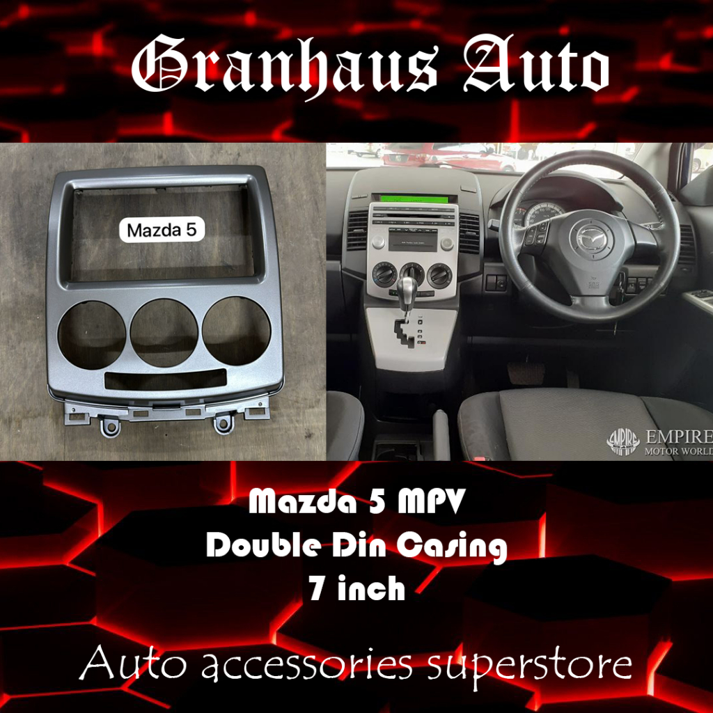 Mazda 5 7 inch Double Din Android Player Casing Radio Casing | Shopee ...