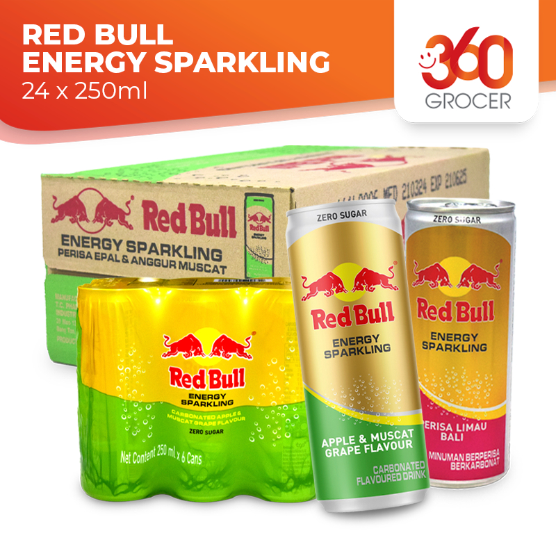 RED BULL ENERGY SPARKLING - 24 x 250ML | Shopee Malaysia