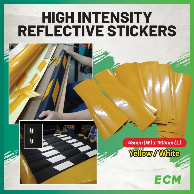 HIGH INTENSITY REFLECTIVE STICKERS / REFLECTIVE TAPE (PRE-CUT) | Shopee ...
