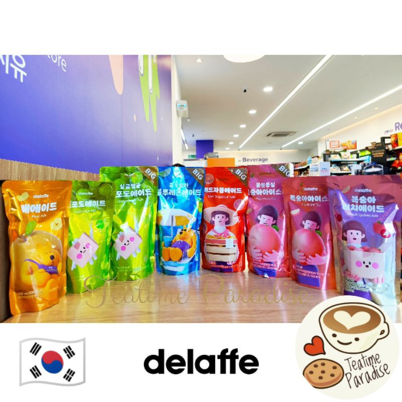 Delaffe Summer Ade (Assorted Flavours) 🍎🥭🍑🍍🍋 夏季气泡饮料 🍎🥭🍑🍍🍋（多种口味） | Shopee Malaysia