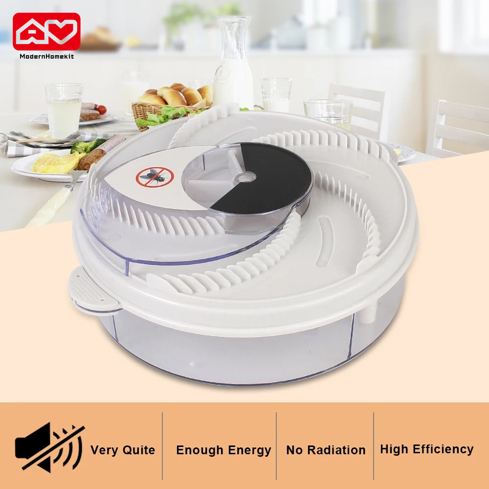 Indoor Outdoor Fly Trap Electric Pest Killer Automatic Flycatcher ...