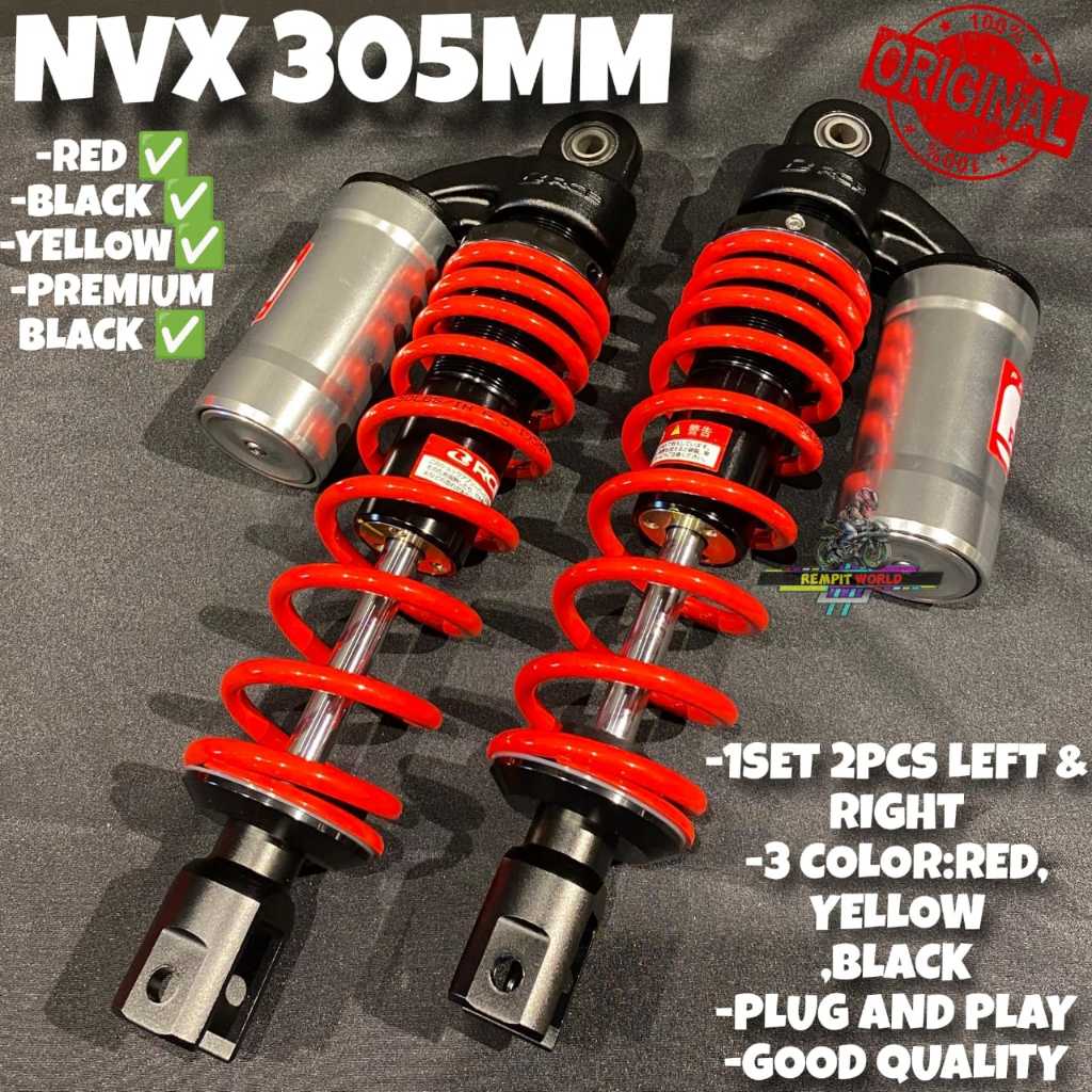 ABSOBER RCB NVX MB2 MB 2 305mm ORIGINAL RCB NVX155 V1 V2 NMAX MONOSHOCK ...