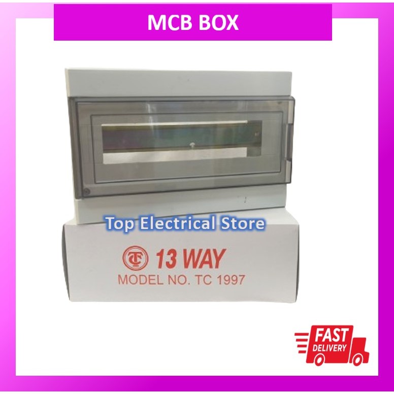 SURFACE MCB BOX 12-17 WAY MCB DISTRIBUTION BOX / CONSUMER MCB BOX ...