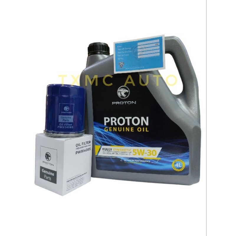 Original Proton Engine Oil 4L / Minyak Hitam Proton Petronas 4L ...