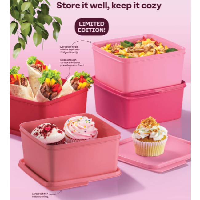 *2pcs*Tupperware Snack & Stack Cozy Nest 1.2L | Shopee Malaysia