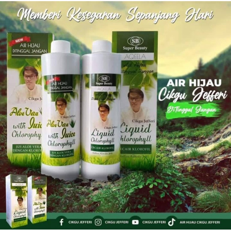 CIKGU JEFFERI AIR HIJAU 500ML 🍃CIKGU JEFFERI LIQUID CHLOROPHYLL🍃 ...