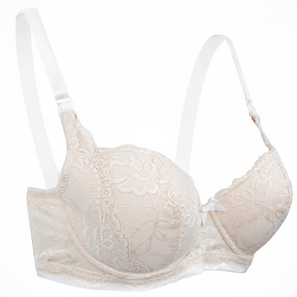 AUTUMNZ Moulded With Wire Nursing Bra Amelia(Frost) 36DD (Free Baby ...