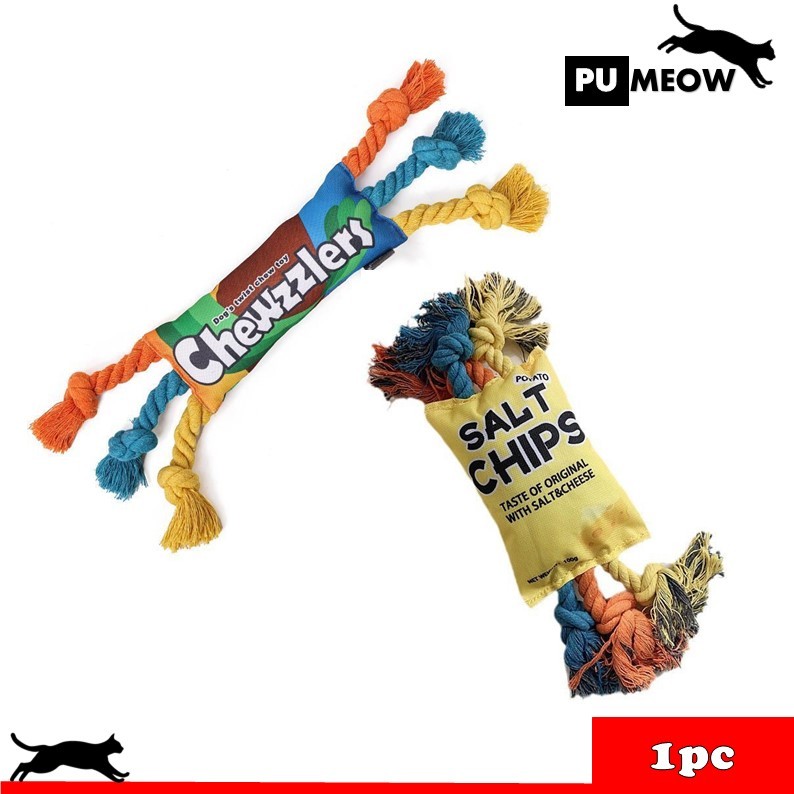 Dog Toy Colorful Rope Knot Toy | Shopee Malaysia