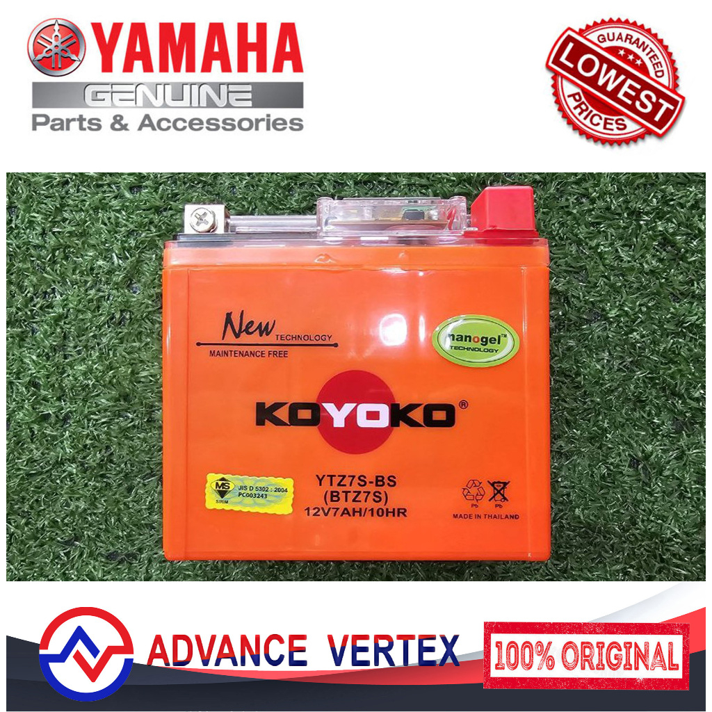 KOYOKO (YTZ7S-BS) NVX 155 KEY | Shopee Malaysia
