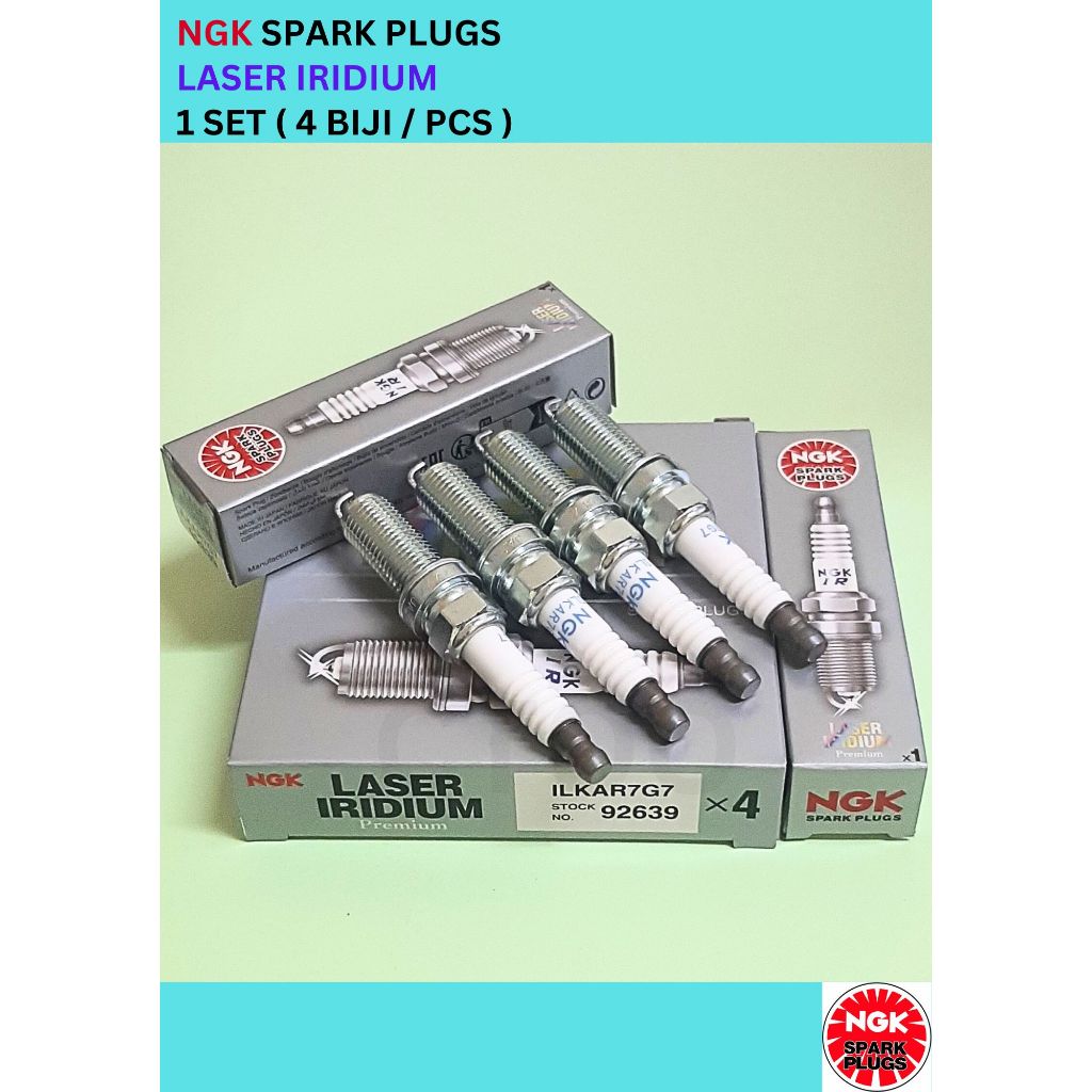 [ ILKAR7G7 ] 92639 NGK LASER IRIDIUM JAPAN Spark Plug Proton Exora Bold ...