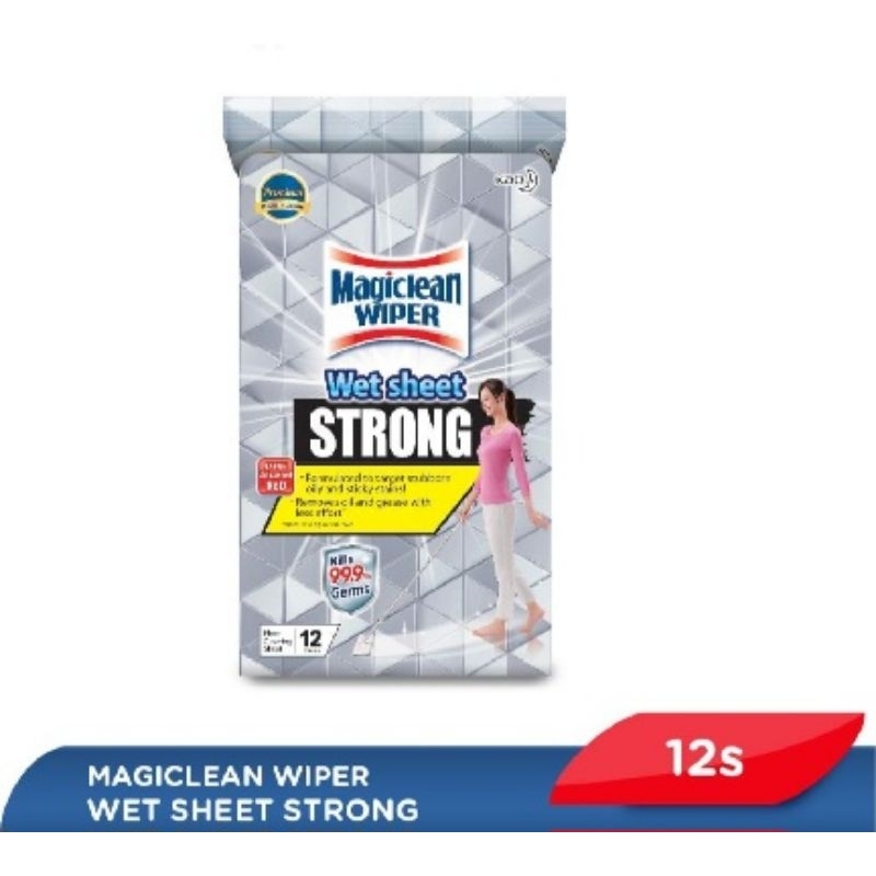 MAGICLEAN WIPER wet sheet STRONG 12s | Shopee Malaysia