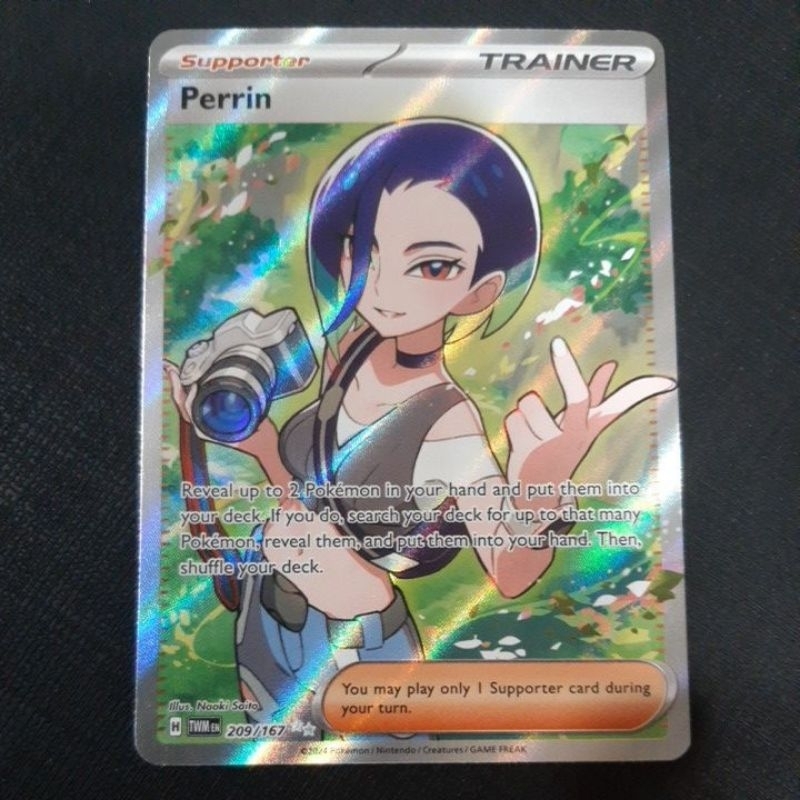 Pokemon Card TCG : SV6 Twilight Masquerade Trainer : Perrin 209/167 ...