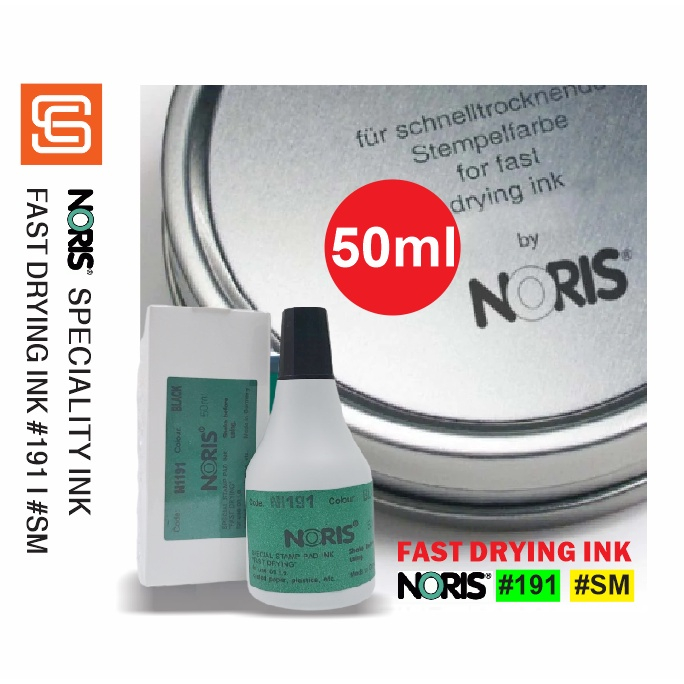 FAST DRYING INK (50ML) NORIS #191 | #SM | VI PAD | Shopee Malaysia