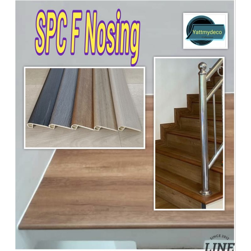 💥 SPC Flush Nosing 8 feet cut to (2 pcs x 4 feet) - Staircase ...