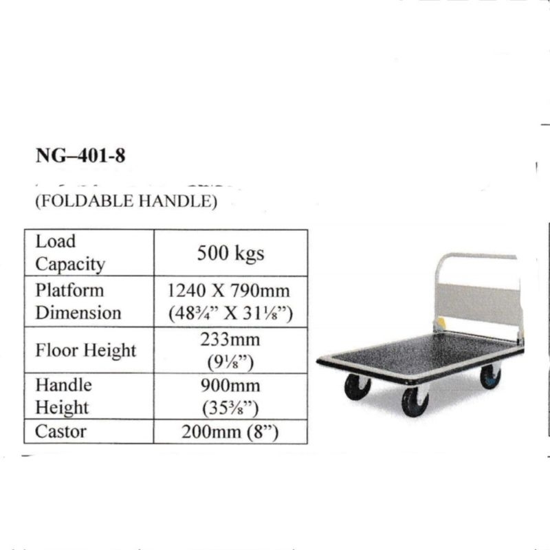 PRESTAR NG-401--8 Hand Trolley Up to 500Kg (Made in Japan) | Shopee ...