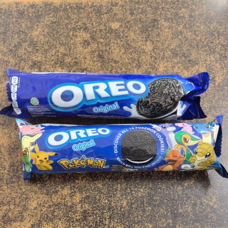 Oreo sandwich cookies with vanilla flavored cream original 119.6g ...